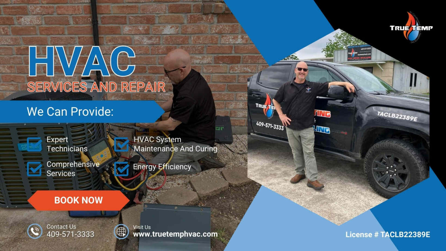 Contact True Temp HVAC in Beaumont, TX for Expert Services